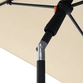 Doppler myZone zahradní slunečník 190 x 125 cm světle šedá