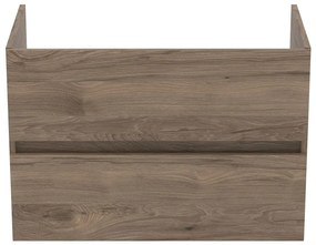 Závěsná skříňka pod umyvadlo v dekoru ořechu v přírodní barvě 80x55 cm Eurovit+ – Ideal Standard