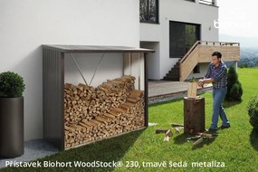 Biohort Přístavek WoodStock® 230 Barva: tmavě šedá metalíza