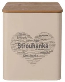 Dóza Strouhanka SRDCE O0159 - 11,5 x 11,5 x 14 cm