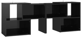 808357 vidaXL TV skříňka černá s vysokým leskem 104 x 30 x 52 cm dřevotříska