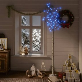 Vánoční stromek 200 modrých LED 2,2 m vrba dovnitř i ven - Default Title