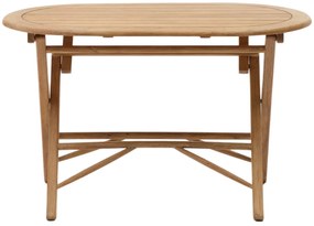 Dřevěný zahradní skládací stůl Kave Home Dandara 120 x 60 cm
