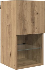 TV nástěnné jednotky s LED 6 ks Artisanový dub Kompozitní dřevo 3402956