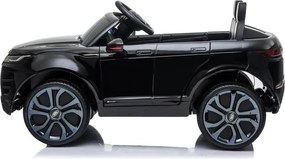 LEAN CARS Elektrické autíčko Range Rover Evoque černé lakované