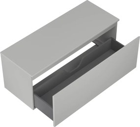 Mexen Orio, koupelnová skříňka 120 cm s horní částí, 1 zásuvka, šedá matná, 91A10-12047-1-BFC62