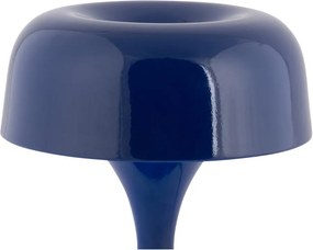 Modrá kovová stolní lampa (výška 20 cm) Moda Retro – Leitmotiv