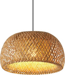 Toolight - stropní svítidlo z přírodního bambusu E27 60W APP886-1CP, hnědá, OSW-05246