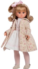 Luxusní dětská panenka-holčička Berbesa Flora 42cm Béžová