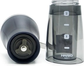 Ruční kávomlýnek Hario Mini Mill Slim PLUS – s keramickými kameny a nastavitelnou hrubostí, perfektní na cesty