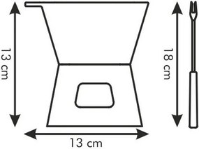 Tescoma Gustito čokoládové fondue pro 4 osoby