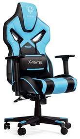 Herní židle Diablo X-Fighter Normal Size, černo-modrá