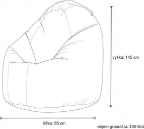 Primabag Giga Sako Nylon červená