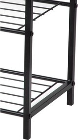 Černý ocelový botník 63x44x30 cm Asten – Bonami Essentials