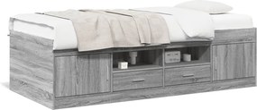 Válenda se zásuvkami bez matrace dub sonoma 90 x 190 cm 3280256