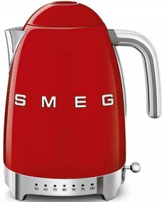 SMEG 50's Retro Style rychlovarná konvice 1,7 l s regulací teploty, červená, KLF04RDEU