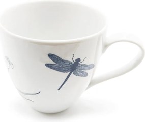 Porcelánový hrnek Vážka z japonské zahrady, 670 ml – s originální českou ilustrací
