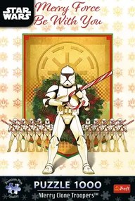 TREFL Puzzle Premium Plus Star Wars: Merry Clone Troopers / 1000 dílků
