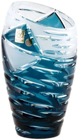 Váza  Mirage, barva azurová, výška 230 mm