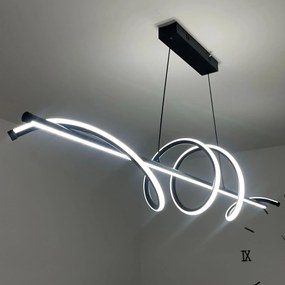 Toolight Závěsné LED osvětlení Modern D24 LHJ023-CP 120 cm černé