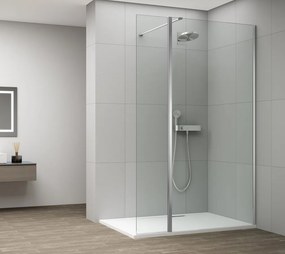 Polysan Esca Chrome walk in sprchová zástěna 90 x 210 cm s otočným panelem 60 cm chrom čiré sklo ES3A90B60