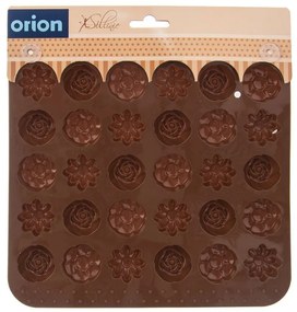 Orion Forma silikon na čokoládu KYTIČKY 30 hnědá
