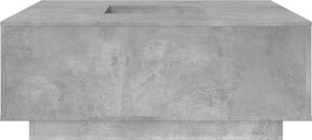 Konferenční stolek betonově šedý 100x100x40 cm kompozitní dřevo 3284052