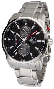 Pánské luxusní vodotěsné chronografy hodinky JVD seaplane W82.1 - 10ATM