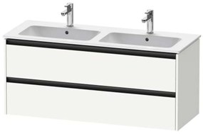 Duravit Ketho.2 - Umyvadlová skříňka 55x128x48 cm, 2 zásuvky, matná bílá K25266018180000