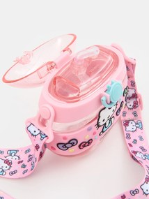 Sinsay - Láhev na pití s držadlem a brčkem Hello Kitty - vícebarevná