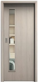SAPELI ELEGANT KOMFORT M60 - CPL LAMINÁT - POSUVNÉ DVEŘE VČ. ZÁRUBNĚ - Borovice bílá Průchozí šířka (cm): 80, Průchozí výška (cm): 210