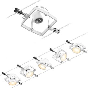 Paulmann 94432 - SADA 5xGU5,3/10W Bodové svítidlo MAC 230V bílá