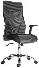 Kancelářská otočná židle Antares WONDER LARGE — více barev, černá síť/látka Modrá