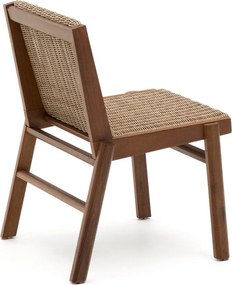 Dřevěná zahradní židle v přírodní barvě Itani – Kave Home