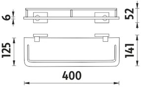 Nimco Police s ohrádkou, 40 cm KE 22091AX-40-26