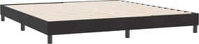 Postel Box Spring bez matrace černá 180x210 cm samet 3315839