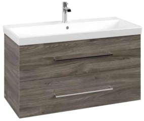 Villeroy & Boch Avento - Umyvadlová skříňka, 98x51x45 cm, 2 zásuvky, Stone Oak A89200RK