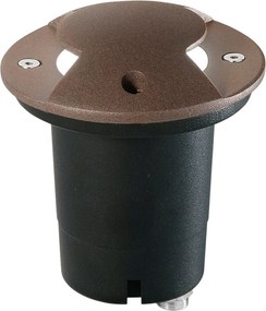 FAN I-HUMMER-R2-BRO AKCE - Pojízdné svítidlo Faro Carrabile Hummer Inox, bronzové, 1 x GU10, 10,5 x 10,5 x 14,4 cm, IP67 - FANEUROPE
