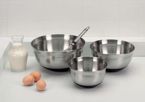 Brabantia Mísy sada 1L, 1.6L a 3.0L matná ocel