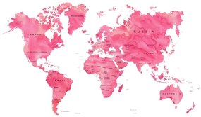 Fototapeta Mapa Světa Omyvatelný vlies 90x60