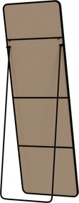 Zrcadlo Gurnee 150x50 cm – černá-matt