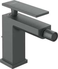 Hansgrohe Tecturis E - Bidetová baterie s výpustí, EcoSmart, kartáčovaný černý chrom 73200340