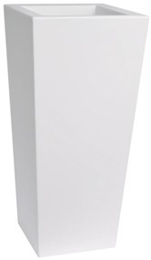 Plust - Designový květináč KIAM pot, 40 x 40 cm - bílý