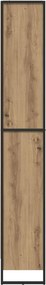 Knihovna 80 x 30 x 189,5 cm Kompozitní dřevo Umělecký dub 3403015
