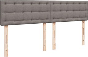 Box spring postel s matrací taupe 180x200 cm textil 3288278