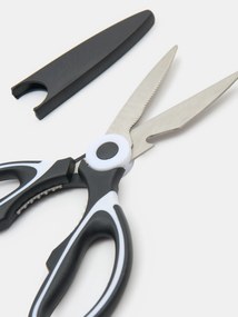 Sinsay - Kuchyňské nůžky s otvírákem a louskáčkem na ořechy - krémová