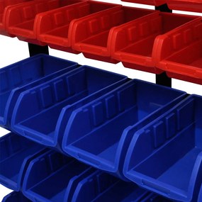 Modro - červený garážový organizér na nářadí 141403
