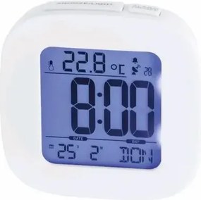 Hama RC 45 bílá / budík řízený rádiovým signálem