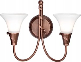 Retro nástěnná lampa EM2-COPPER do předsíně měděná