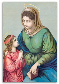 Gario Obraz na plátně Svatá Anna a malá panna Marie Rozměry: 40 x 60 cm